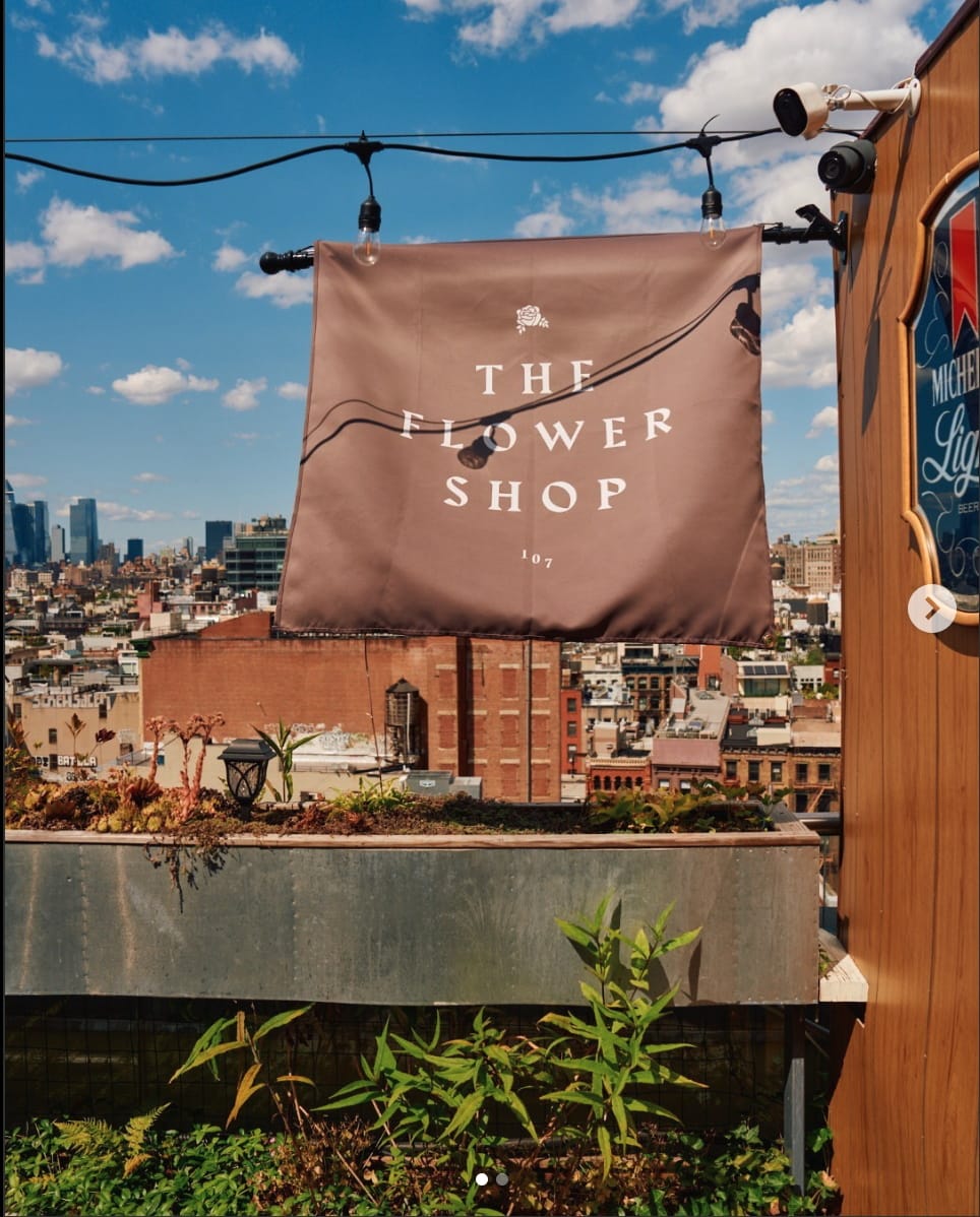 NYC Party Scene: The Flower Shop's Rooftop Pop-Up